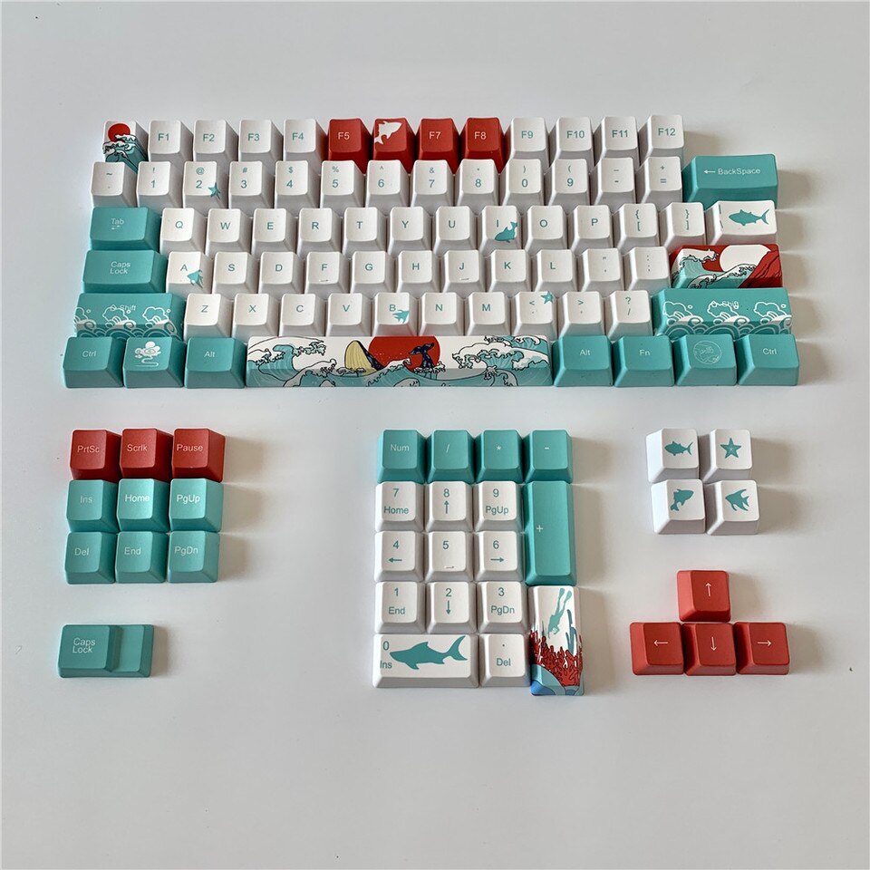 Coral Sea Keycaps - Funkeyzz